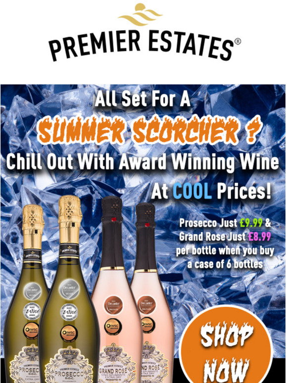 Premier Estate Wines: Prosecco & Grand Rosé At Cool Prices - All Set ...