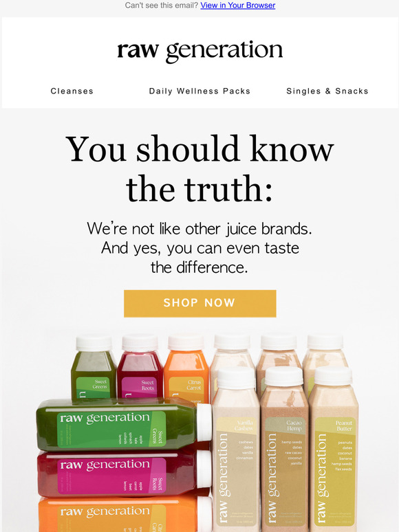 Raw Generation: The #1 thing to know about us. | Milled