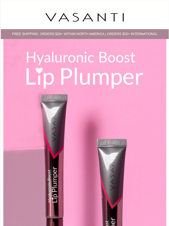 Vasanti Cosmetics US: Plump and youthful lips in one product... | Milled