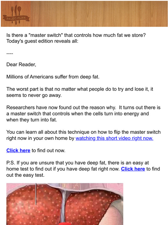 PaleoPlan: How To: Get Rid Of Deep Fat From Your Belly | Milled