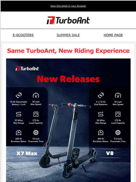 Turboant: Ride on the New Wave of E-Scooters This Summer | TurboAnt ...