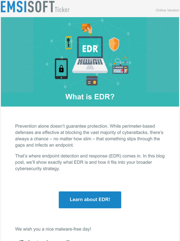 Emsisoft: What is EDR? | Milled