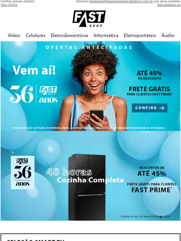 Fastshop BR: Ofertas incríveis para renovar sua cozinha! Confira já ...