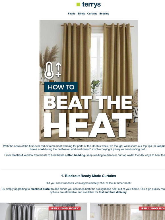 Terry's Fabrics: How to BEAT the HEAT ☀️ | Milled