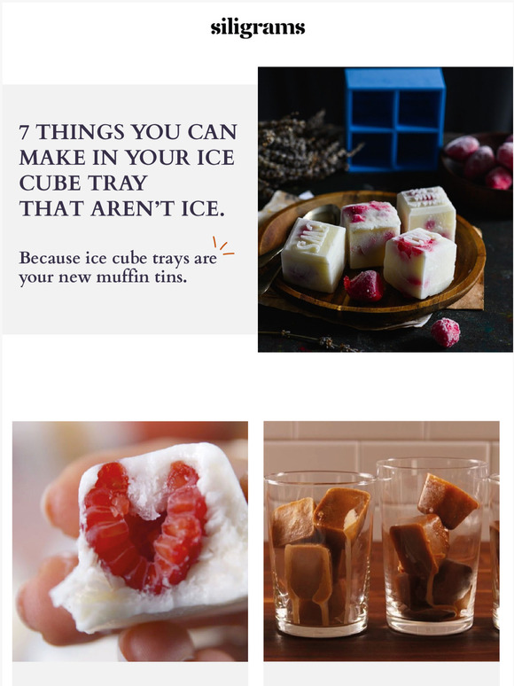 Siligrams: Do more with your ice cube tray | Milled