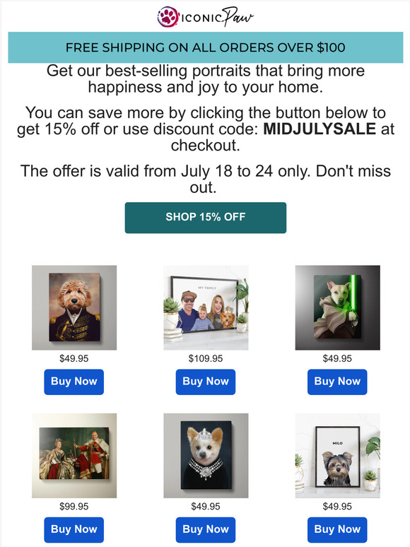 Iconic Paw: Beautiful Portraits to Brighten up your Home from Iconic ...