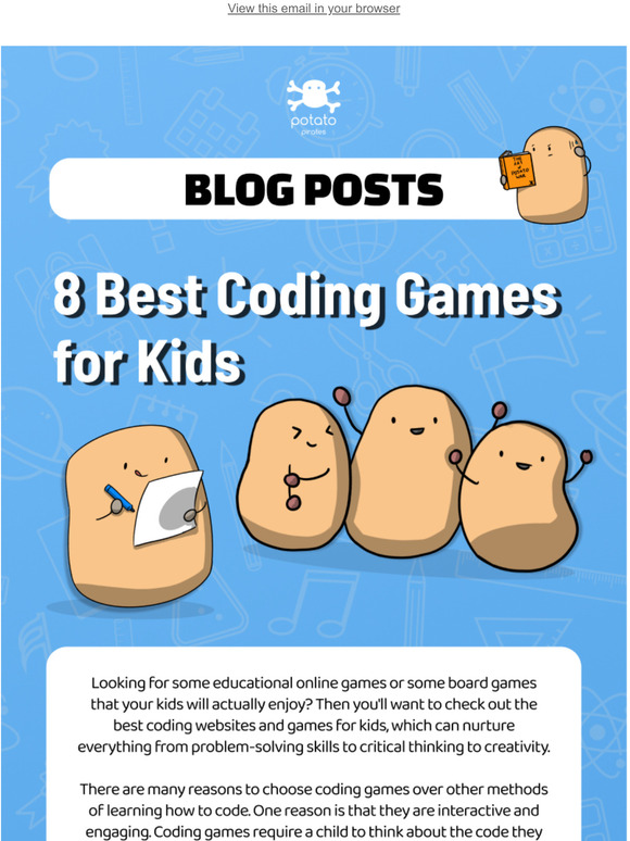 Potato Pirates: 8 Fun Ways To Get Kids To Learn Code | Milled