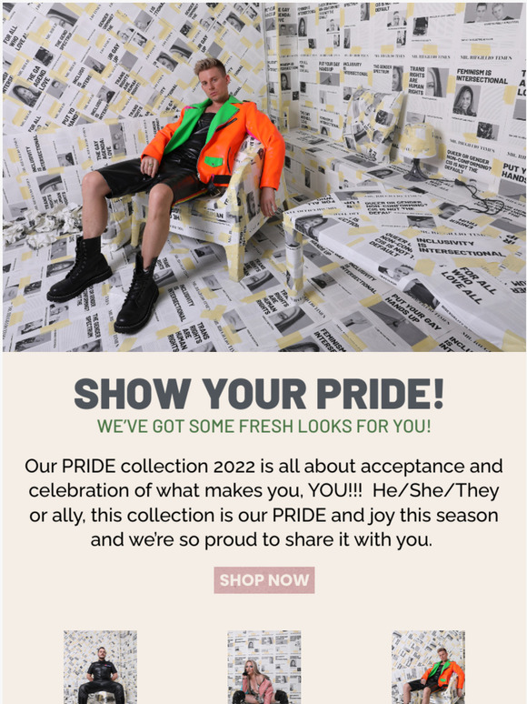 MR. Riegillio: What makes you, you? Explore the MR. PRIDE Collection ...