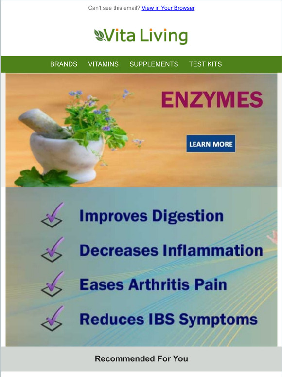 Vita Living: What Are Digestive Enzymes | Milled