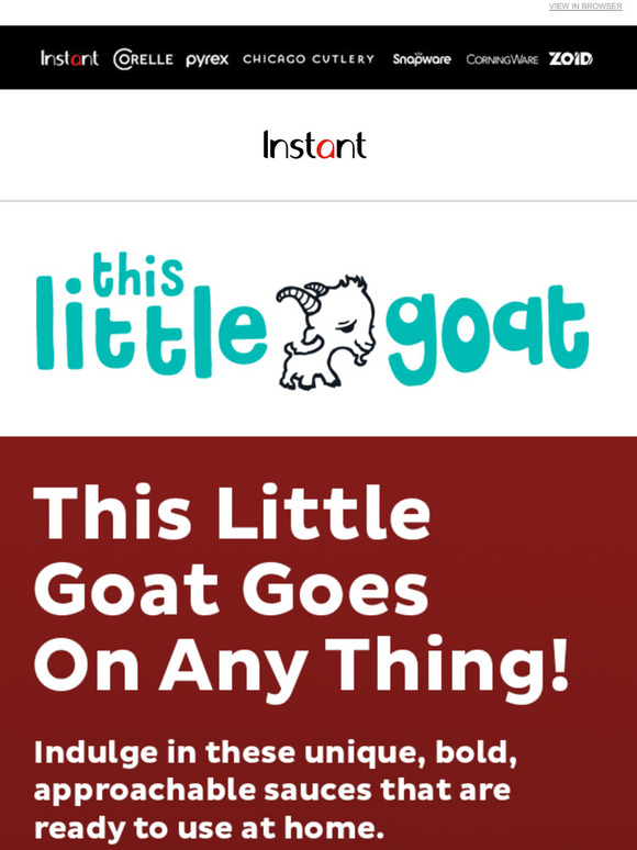 Instant Pot: This Little Goat Goes On Any Thing! | Milled