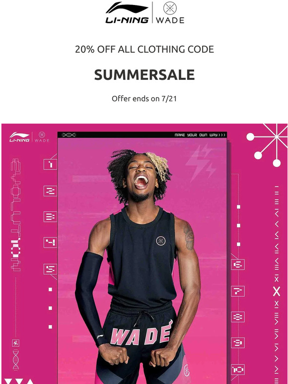 Li Ning Way of Wade: —, 3 looks to beat the heat for you. | Milled