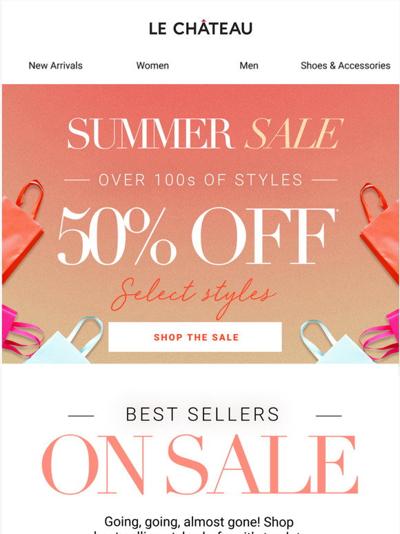 Le Château: Shop our bestsellers on sale now! | Milled