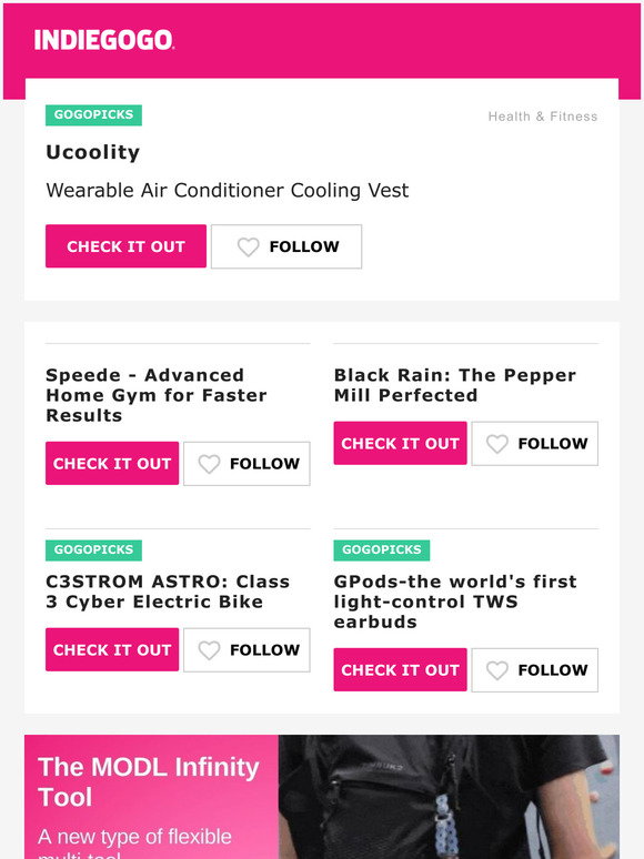 Indiegogo: 🌡️ Keep cool outside no matter how hot it gets | Milled