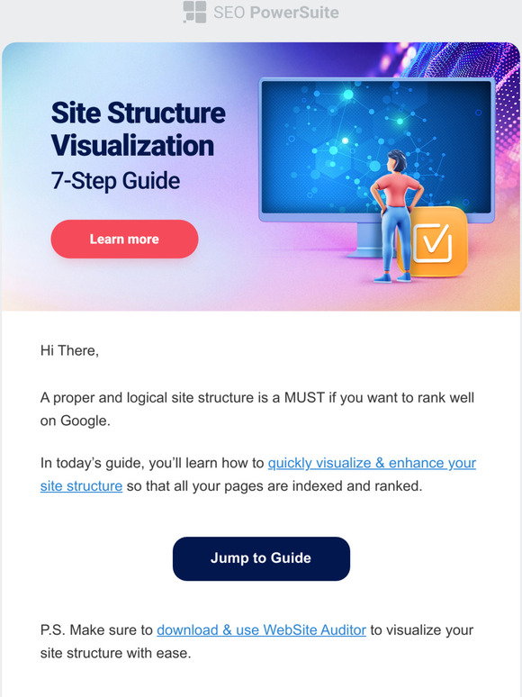 Link-Assistant.com: 7 Steps to Visualize Your Site Structure | Milled