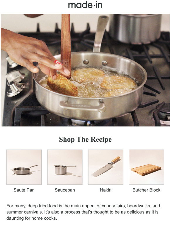 Made In: How To: Deep Fry Without a Deep Fryer | Milled