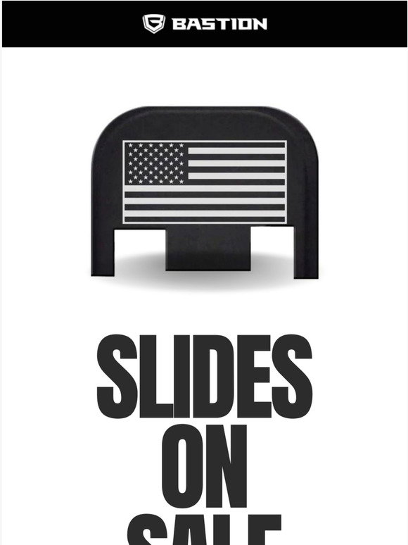 Bastion Gear: FLASH SALE: Slide Back Plates are 40% off! 🙌 | Milled