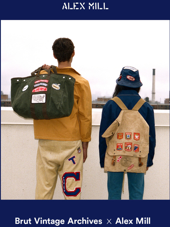 Alex Mill: Introducing Brut Vintage Archives x Alex Mill | Milled