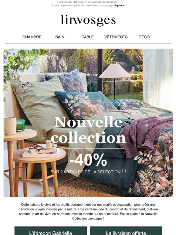 Linvosges: NOUVELLE COLLECTION : Evadez-vous avec nos motifs exclusifs ...