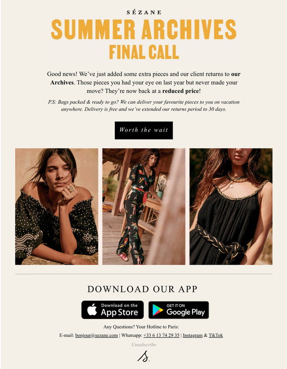 Code Promo Sezane 2022