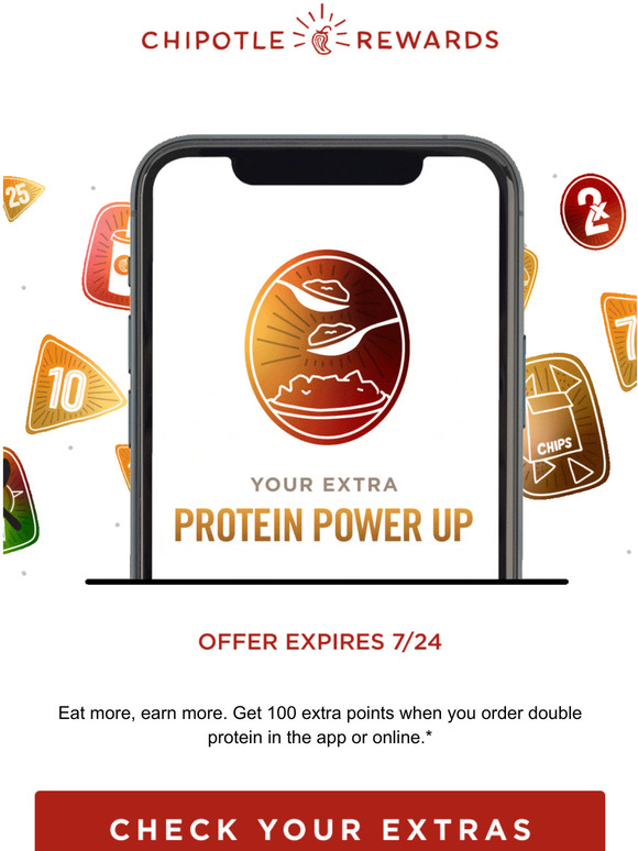 Chipotle: PROTEIN POWER UP: Your new Extra is here 👇 | Milled