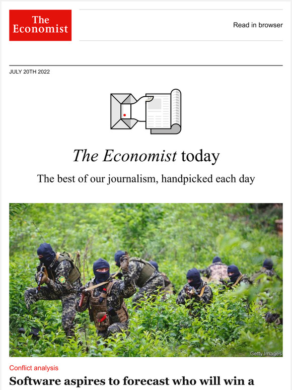 The Economist: Can algorithms predict the outcome of war? | Milled