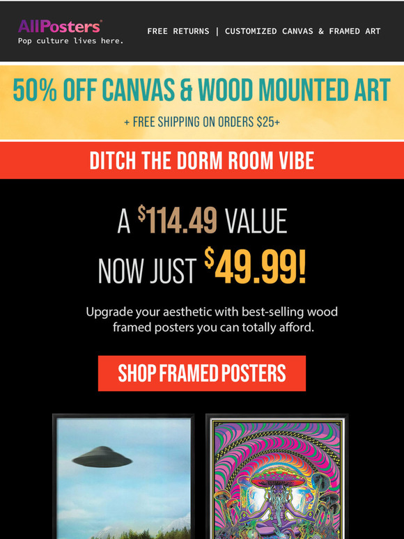 All Posters Email Newsletters: Shop Sales, Discounts, and Coupon Codes
