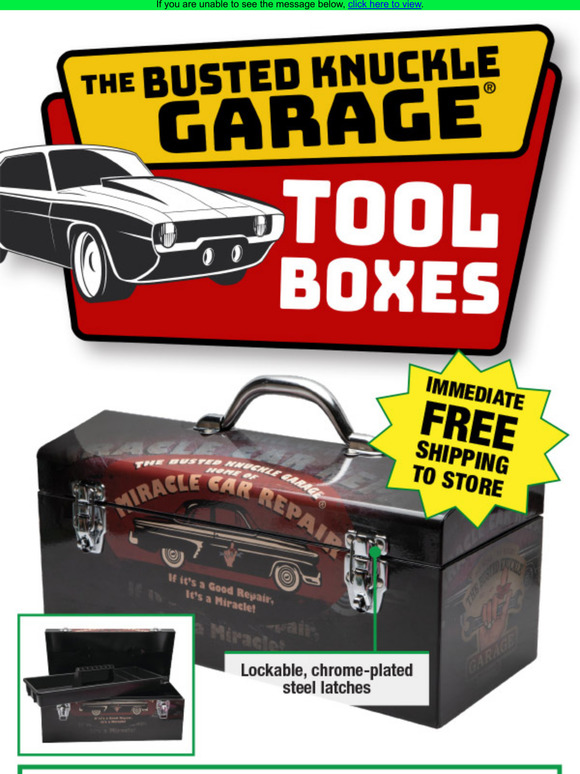 Menards: 16" Steel Tool Box for under $10! | Milled