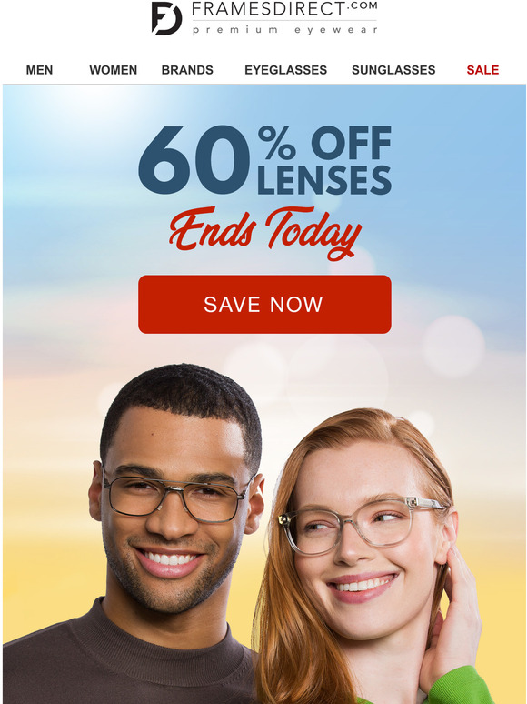 FramesDirect.com: Ends Today: Lens Savings | Milled