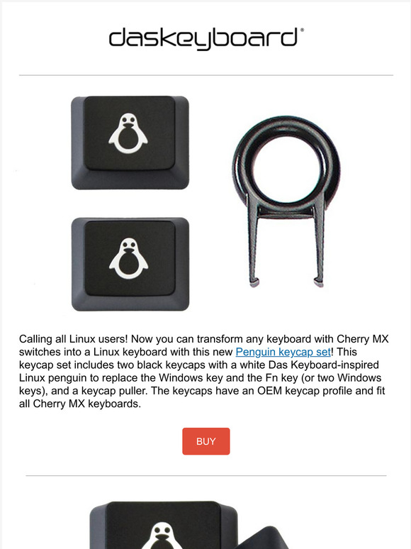 Das Keyboard: New Linux Keycap Set Just Arrived! | Milled