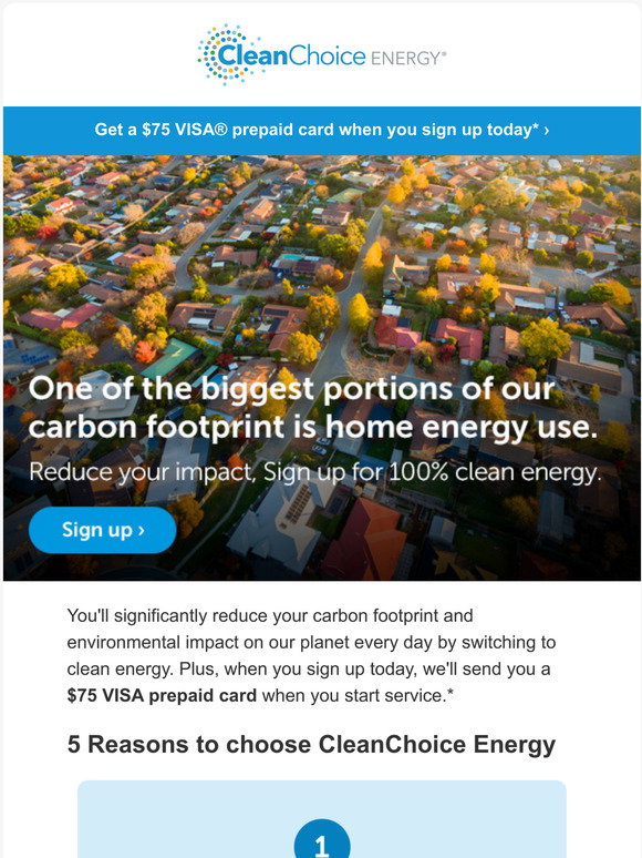 CleanChoice Energy: 5 reasons to go clean: | Milled