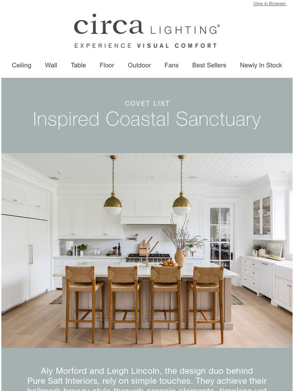 Circa Lighting: 🌊 waves of dreamy coastal style | Milled