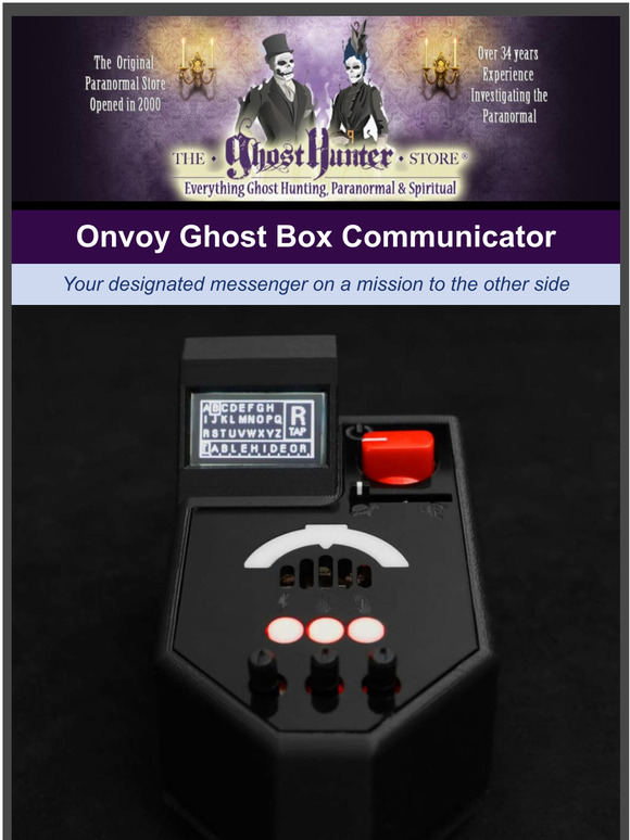 The GhostHunter Store: Onvoy Ghost Box Communicator | Milled