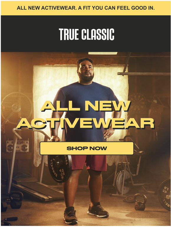 True Classic Tees: All New Activewear | Milled