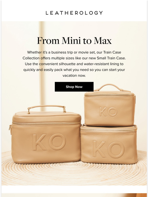 Leatherology: The NEW Small Train Case for Your Mini Vacation | Milled