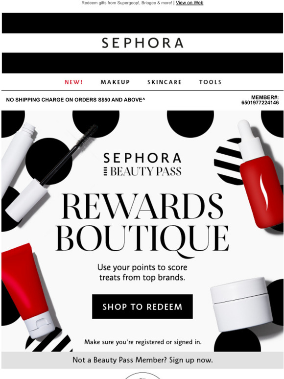 Sephora: NEW Treats in the Rewards Boutique 😍 | Milled
