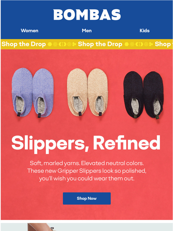 Bombas: The Gripper Slipper: Back In New Colors | Milled