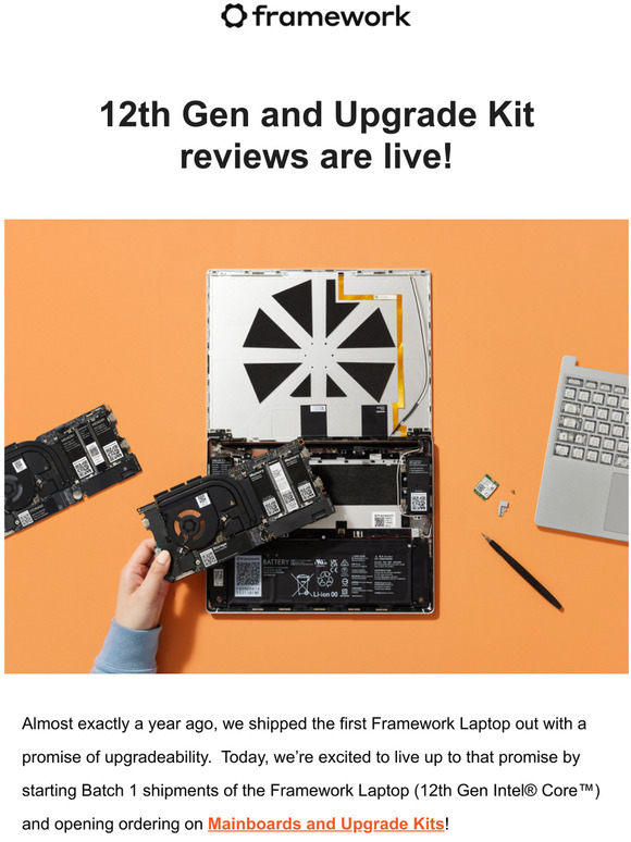 Frame: 12th Gen and Upgrade Kit reviews are live! | Milled