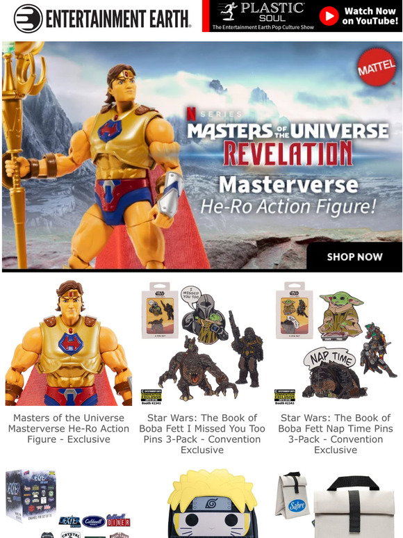 EntertainmentEarth.com: New Exclusive MOTU He-Ro Action Figure | Milled