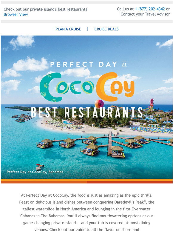 Royal Caribbean: [Food Lover's Guide] to Perfect Day at CocoCay | Milled