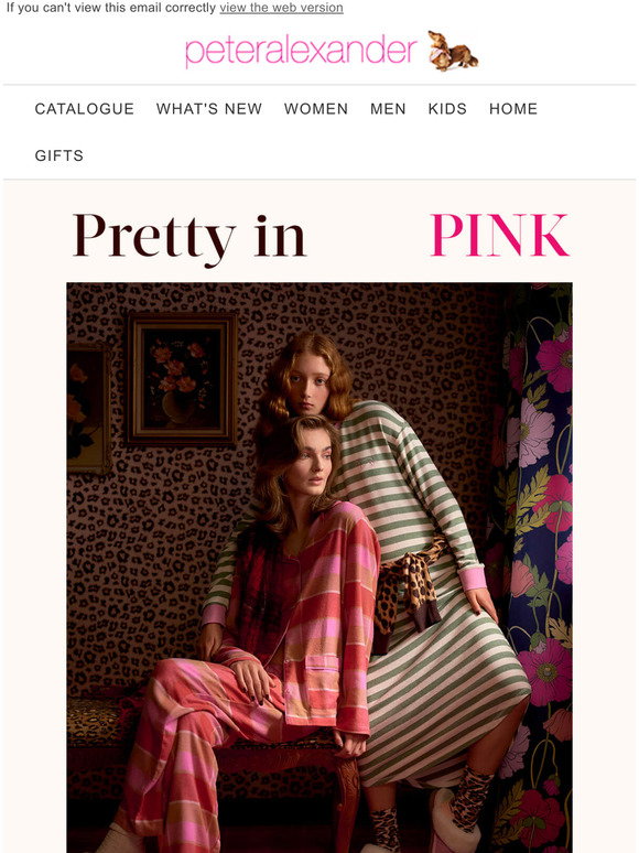 Peter Alexander: Perfect PJs start with pink! | Milled