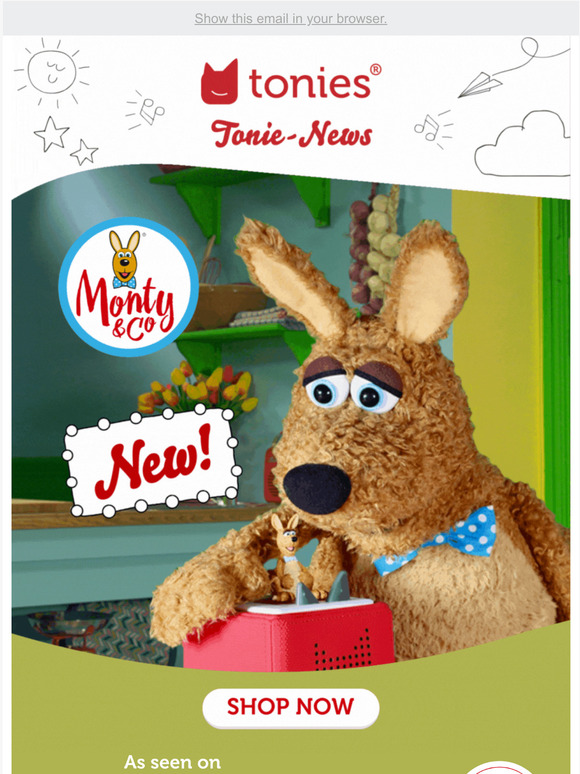 Tonies: CBeebies Monty & Co is now available 😍 | Milled