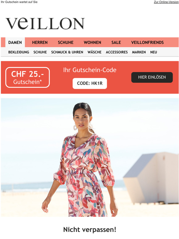 versandhaus veillon: Nicht vergessen: CHF 25.- Gutschein einlösen! | Milled
