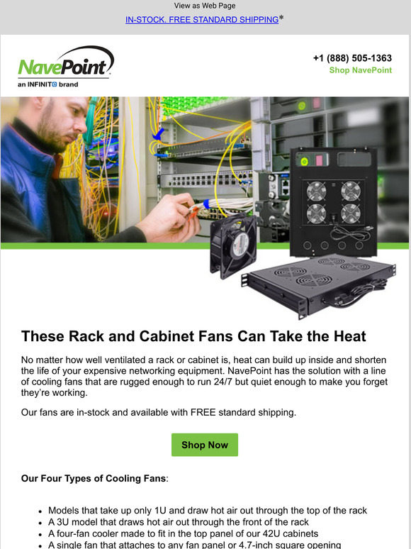 NavePoint: Save Your Rack Gear from Heat Buildup with NavePoint Fans ...