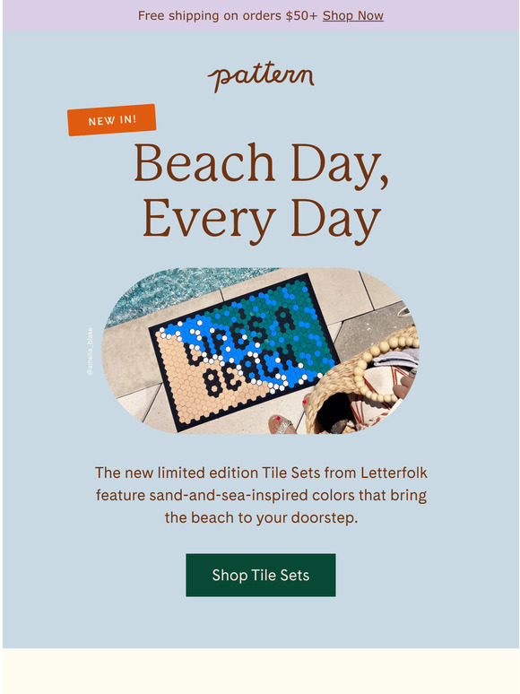 Equal Parts: New Letterfolk Tile Set colors are here | Milled