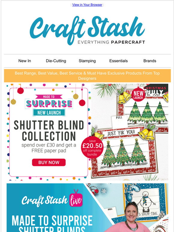 Craft Stash: Join Sam Calcott @ 12.30pm BST For Her New Made To ...