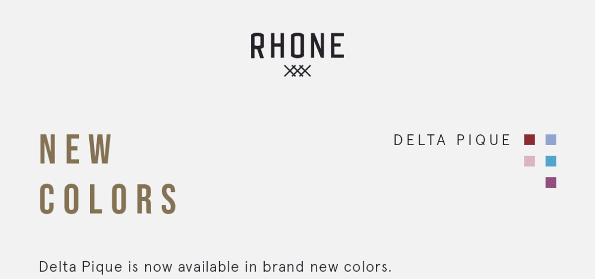 Rhone: New Colors | Milled
