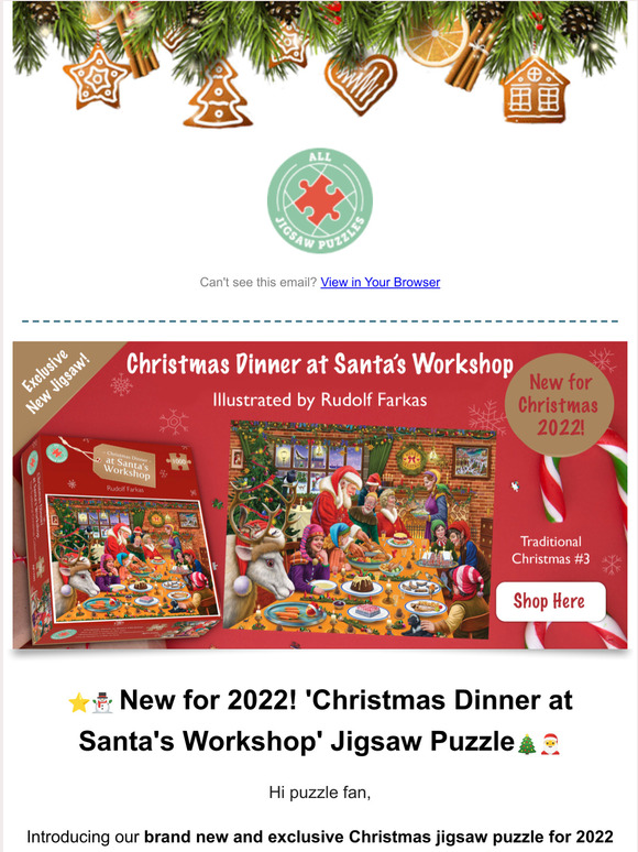All Jigsaw Puzzles: Our Magical Christmas Jigsaw for 2022 is Here! | Milled