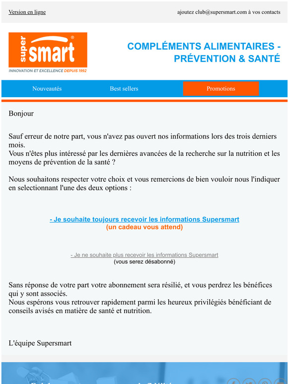 SuperSmart: Nous tenons à vous... et vous tenez à votre santé | Milled