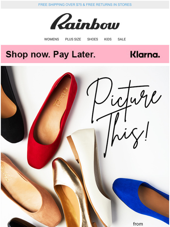 Rainbow Shops: SHOES that deserve to be insta’d 📷💎 From $12.99 | Milled