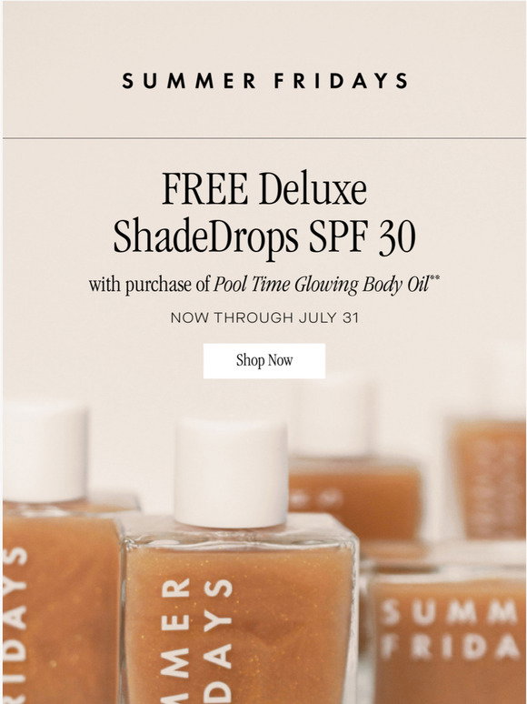 Summer Fridays: Pool Time + ShadeDrops = Summer Must-Haves | Milled